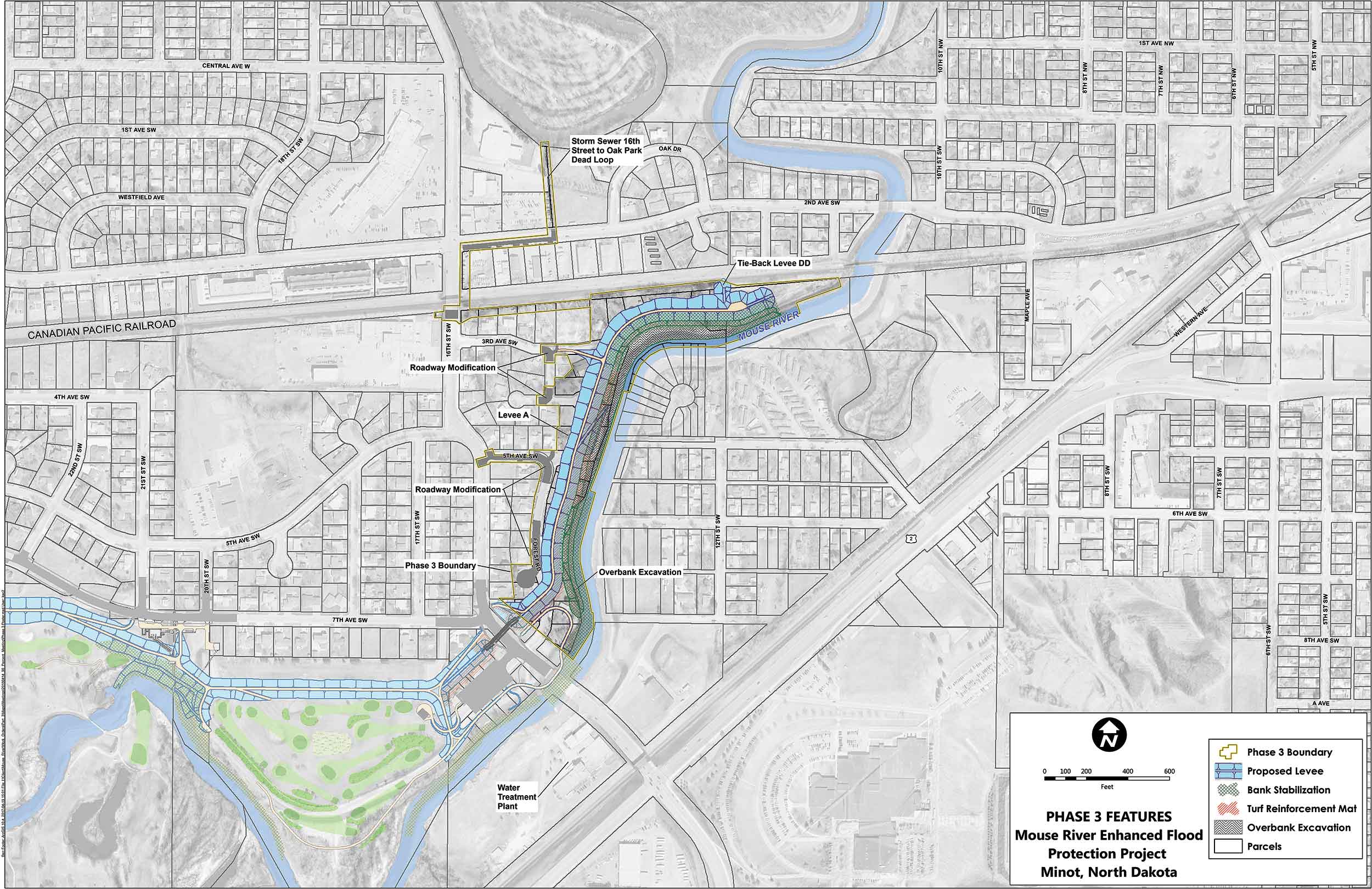 Construction begins on Minot’s enhanced flood protection | News, Sports ...
